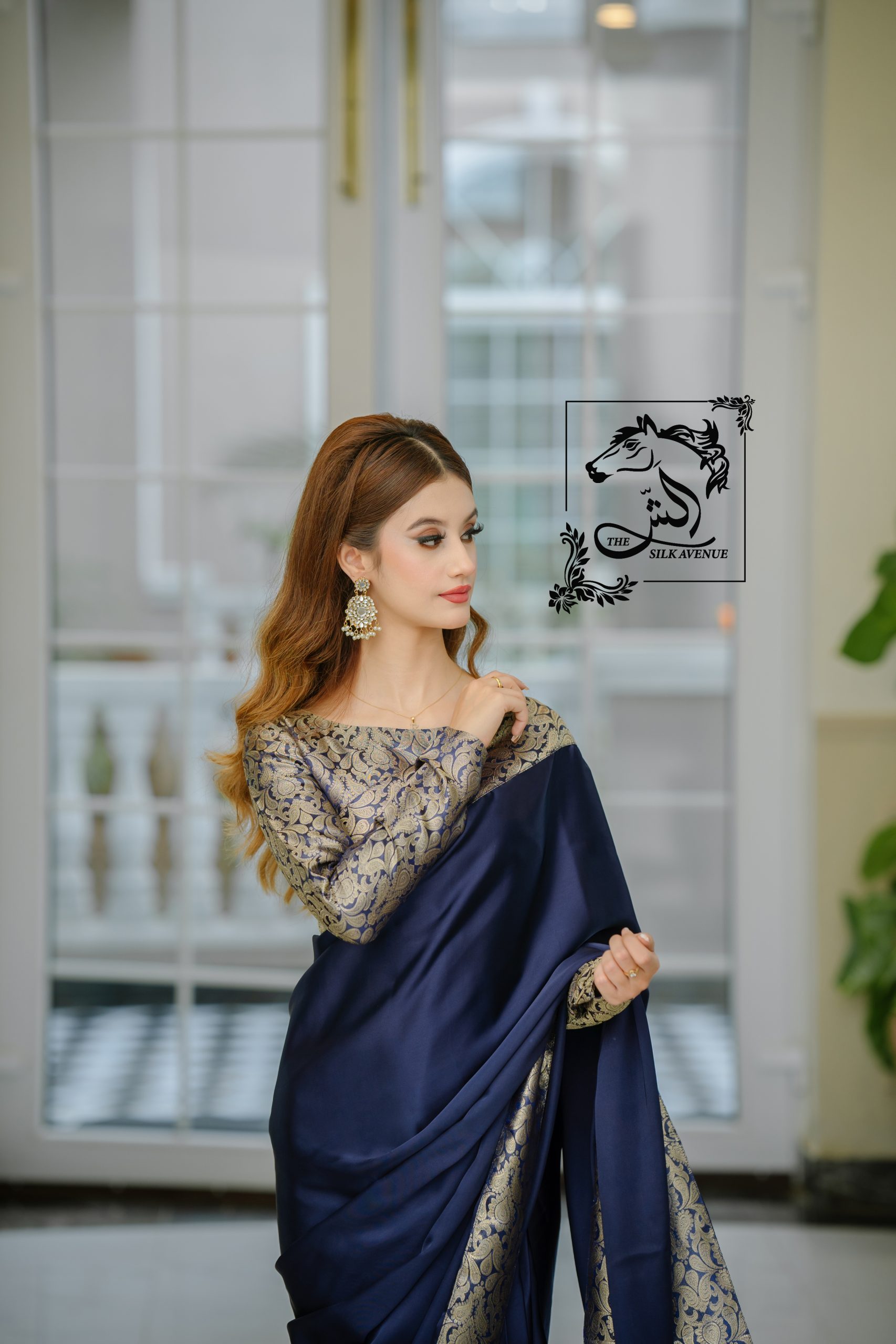 Banarsi Bordered Silk SarreeBanarsi - The silk avenue official